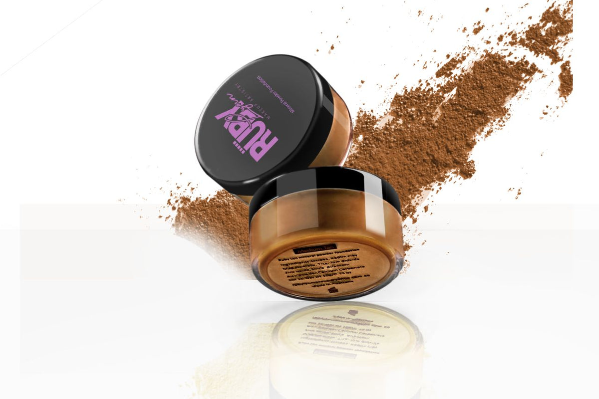 Ruby Mineral Powder Foundation 2 piece – Ruby Lynn Cosmetics